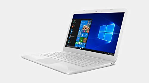 HP 14-inch Full HD Stream Laptop PC (Intel Celeron N3060, 4GB RAM, 64GB eMMC, White) with Office 365 Personal for one year