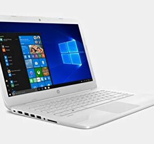 HP 14-inch Full HD Stream Laptop PC (Intel Celeron N3060, 4GB RAM, 64GB eMMC, White) with Office 365 Personal for one year