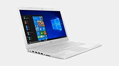 HP 14-inch Full HD Stream Laptop PC (Intel Celeron N3060, 4GB RAM, 64GB eMMC, White) with Office 365 Personal for one year