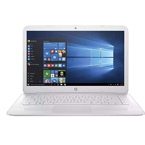 HP 14-inch Full HD Stream Laptop PC (Intel Celeron N3060, 4GB RAM, 64GB eMMC, White) with Office 365 Personal for one year