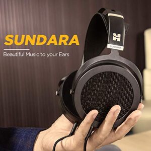 HIFIMAN SUNDARA Over-Ear Full-Size Planar Magnetic HiFi Stereo Wired Headphones for Studio&Audiophiles (Black)