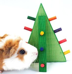 happy rabbit toys guinea pig standing christmas tree toy