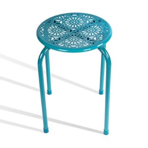 Atlantic Daisy Stackable Stool 6 Pack Capri Breeze