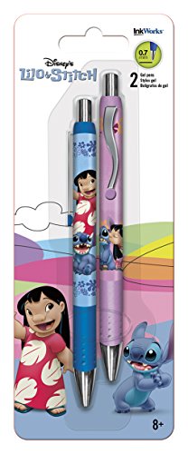 InkWorks Lilo and Stitch 2 Pack Gel Pens, 2 Count (Pack of 1)