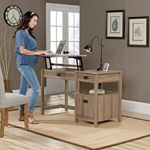 Sauder Harbor View Lift Top Desk, Salt Oak finish