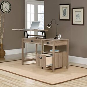 Sauder Harbor View Lift Top Desk, Salt Oak finish