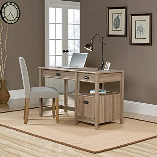 Sauder Harbor View Lift Top Desk, Salt Oak finish