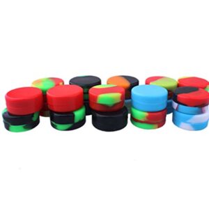 FWD Non Stick Silicone Jar Container Assorted Colors (5Pack)5ml