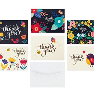 Spark Ink 36 Thank You Cards with Envelopes Bulk, Thank You Notes, Blank Cards and Envelopes, for Wedding, Gift Cards, Christmas, Graduation, Bridal & Baby Shower, Funeral - 4x6 Bulk Stationary Set