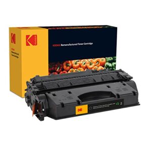 kodak replacement toner cartridge for hp 80x, high yield black (cf280x)