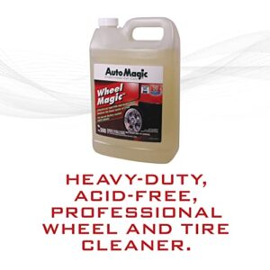 Auto Magic Wheel Magic - Wheel & Tire Cleaner for Removing Brake Dust & Grime - 128 Fl Oz