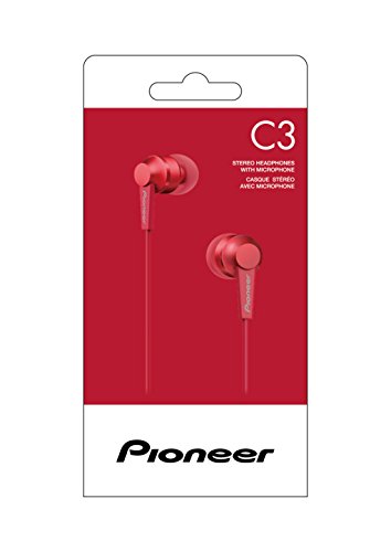 Pioneer SE-C3T-R RED in-Ear Wired Headphones