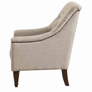 Coaster Fabric Loveseat Beige Finish 505643