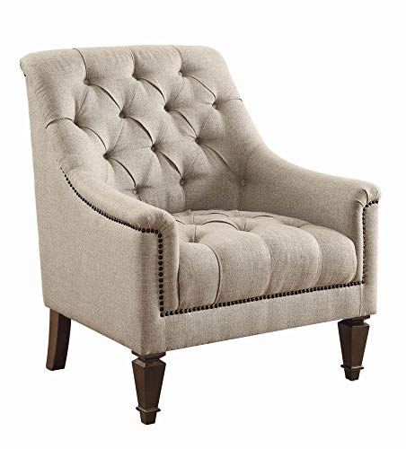 Coaster Fabric Loveseat Beige Finish 505643