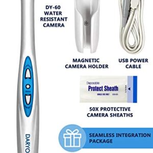 Intraoral Camera Dental Camera DARYOU DY-60 720P HD 4X Zoomable. Button Work w/Eaglesoft,Dexis,Carestream,Suni More