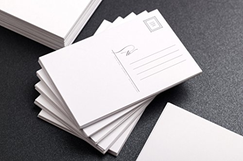 Blank Mailable Postcards Printable, 4x6, Heavy Duty 14pt, Blank Postcards for Art or Printing with Mailing Side for Mailing, Christmas Holiday Postcards. (48ct)