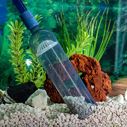 LL Products Gravel Vacuum for Aquarium - Fish Tank Gravel Cleaner- Aquarium Vacuum Cleaner -Aquarium Siphon - 8 FT Long Aquarium Gravel Cleaner with Minnow Net