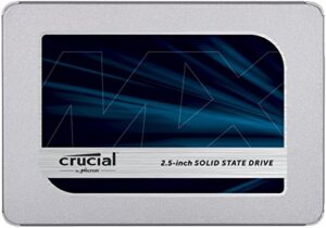 crucial mx500 500gb 3d nand sata 2.5 inch internal ssd, up to 560mb/s - ct500mx500ssd1