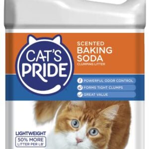 Cat's Pride Lightweight Clumping Cat Litter 10 Pounds, Baking Soda