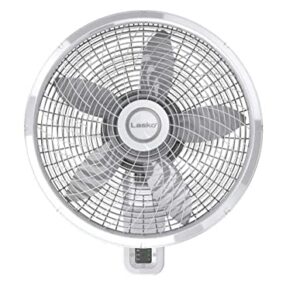 Lasko Lasko-18 Oscillating Wall-Mount W/Remote, 3-Speed (M18950) Household Fans, Standard