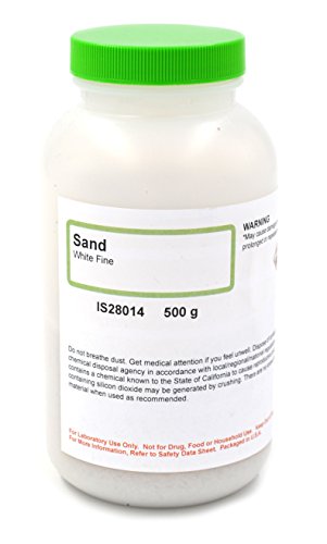 Fine White Sand, 500g - Excellent for Experiments That Involve Sand - The Curated Chemical Collection by Innovating Science