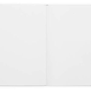 Minimalism Art, Premium Hard Cover Notebook Journal, X-Large Size, Master A4 8.3" x 11.4", 186 Numbered Pages, Gusseted Pocket, Ribbon Bookmark, Extra Thick Ink-Proof Paper 120gsm (Plain, Black)