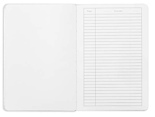 Minimalism Art, Premium Hard Cover Notebook Journal, X-Large Size, Master A4 8.3" x 11.4", 186 Numbered Pages, Gusseted Pocket, Ribbon Bookmark, Extra Thick Ink-Proof Paper 120gsm (Plain, Black)