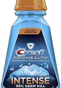 Crest Pro Health Intense Mouthwash with CPC (Cetylpyridinium Chloride), Clean Mint, 16.9 Fluid Ounce (Pack of 4)