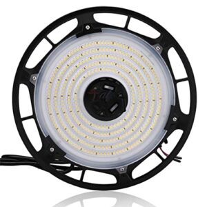 RuggedGrade 150 Watt Titan 5 Motion Sensor LED High Bay UFO Light - 22,000 Lumen - 5000K - DLC Verified High Bay LED