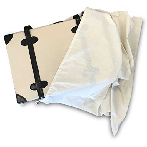 12 Pack 29"x29" Extra Thick Cotton Muslin Laundry Dust Cover Bags with Drawstring Natural Color