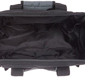 Amazon Basics Durable Wear-Resistant Base, Tool Small Standard Bag with Strap, 12 Inch, Black & Gray