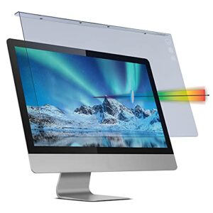 vizobluex 27-28 inch anti-blue light filter for computer monitor. blue light monitor screen protector panel (24.8"x14.6") fits lcd tv pc mac monitors