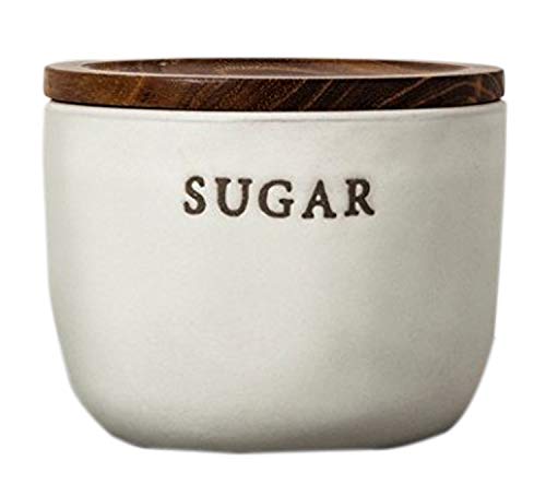 Hearth and Hand with Magnolia Stoneware Sugar Cellar Cream Joanna Gaines Collection Limited Edition,10.79 ounce