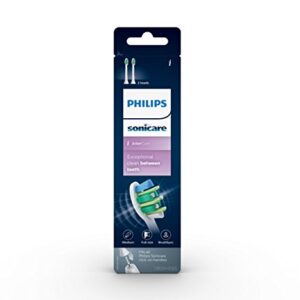 Philips Sonicare Genuine Intercare Replacement Toothbrush Heads, 2 Brush Heads, White, HX9002/65