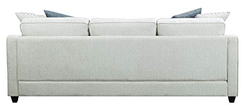 Montgomery Sectional Sofa with Track Arms and Chaise Cream