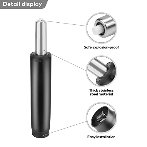 DOZYANT Gas Lift Cylinder, Office Chair Gas Lift Cylinder Replacement,Hydraulic Pneumatic Shock Piston Heavy Duty (450 lbs) Universal Size Fits Most Executive Chairs, Highest End Class 4