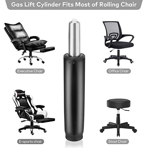 DOZYANT Gas Lift Cylinder, Office Chair Gas Lift Cylinder Replacement,Hydraulic Pneumatic Shock Piston Heavy Duty (450 lbs) Universal Size Fits Most Executive Chairs, Highest End Class 4