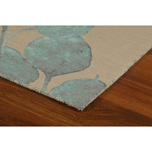 Rugsmith Ficus Modern Floral Area Rug, 7 ft 6 in x 9 ft 6 in, Turquoise