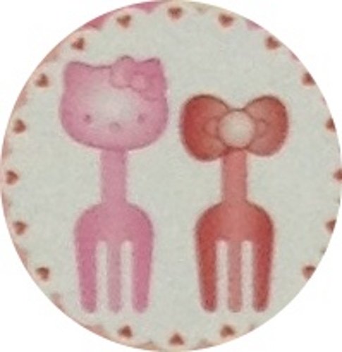 Sanrio Hello Kitty Food Fruit Cocktail Fork Picks 2 patterns 8 pics Bento Party (Fork)