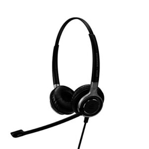 Sennheiser SC 665 USB (507257) - Double-Sided Business Headset | UC Optimized and Skype for Business Certified | For Mobile Phone, Tablet, Softphone, and PC (Black)