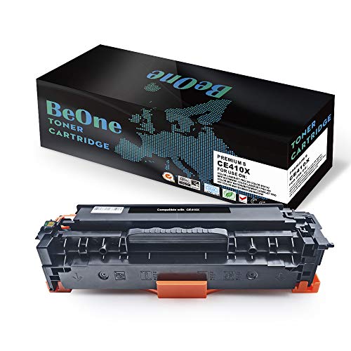 BeOne 305X CE410X Toner Cartridge Compatible Replacement for HP Laserjet Pro 400 Color MFP M451nw M451dn M451dw M475dn M475dw Pro 300 Color MFP M375nw M351a Printer(1 Black)