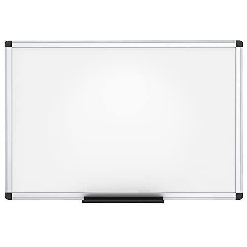 VIZ-PRO Dry Erase Board/Whiteboard, Non-Magnetic, Pack of 2, 36 x 24 Inches, Wall Mounted Board for School Office and Home