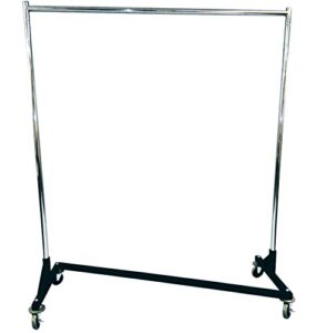 only hangers adjustable height heavy duty z rack w/black base