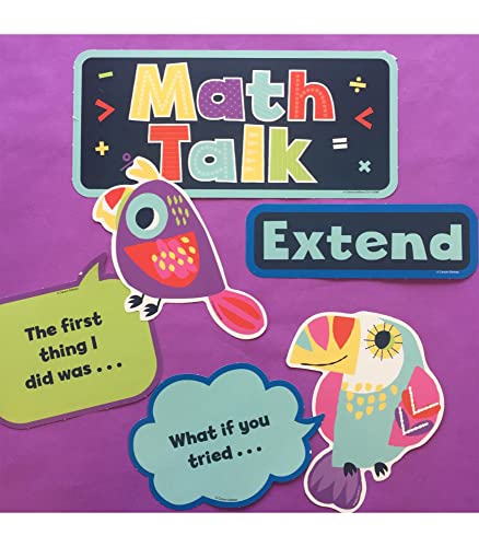 Math Talk Mini Bulletin Board Set