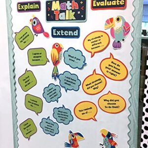 Math Talk Mini Bulletin Board Set