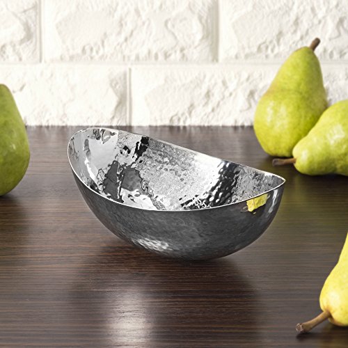 Elegance Oval Bowl, 8", Silver