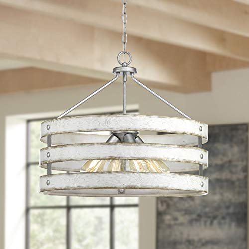 Gulliver Collection 4-Light Coastal Pendant Light Galvanized