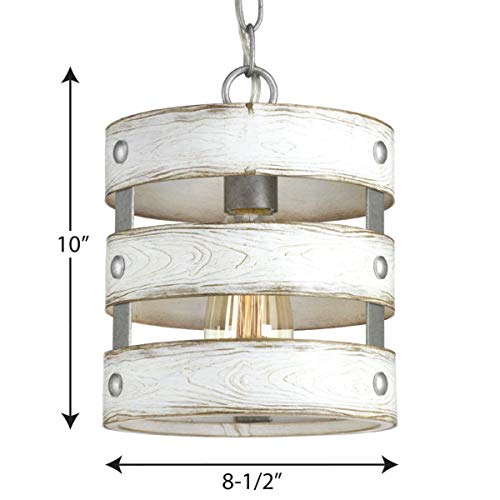 Gulliver Collection 1-Light Coastal Pendant Light Galvanized