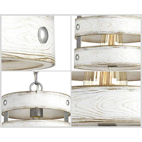 Gulliver Collection 1-Light Coastal Pendant Light Galvanized