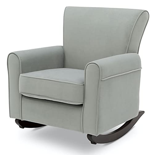 Delta Children Lancaster Rocking Chair Featuring Live Smart Fabric, Mist